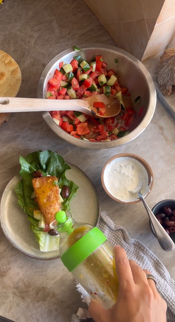 Mediterranean Wild Alaska Pollock Tacos | Genuine Alaska Pollock Producers